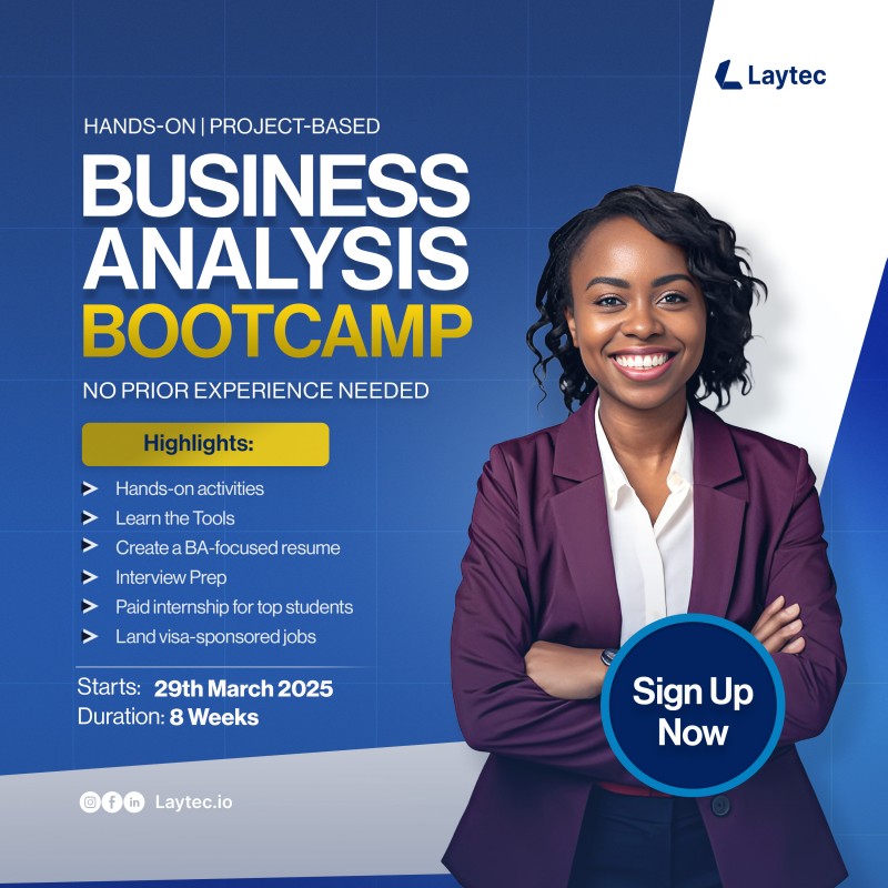 Buy Business Analysis Training [One-time Payment] by Laytec.io on Selar