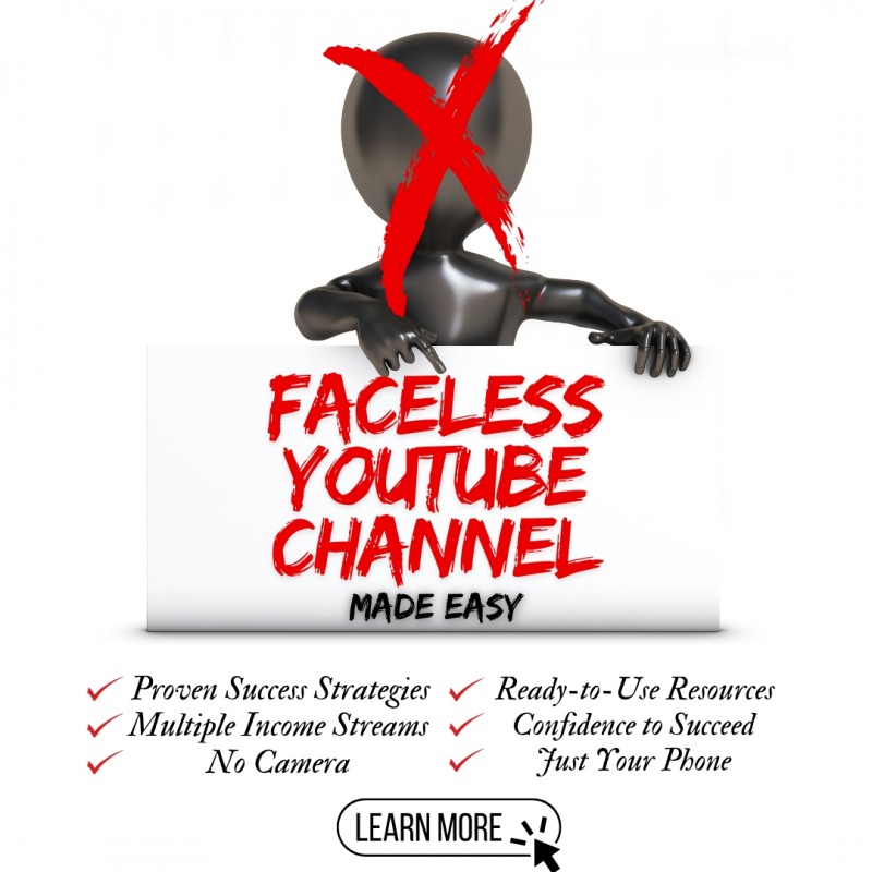 Buy FACELESS YOUTUBE MADE EASY by E-learn and Thrive on Selar