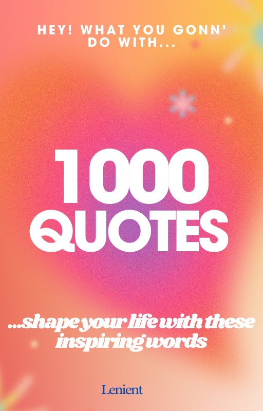 Buy '1000' quotes of life by Lenient Hub on Selar