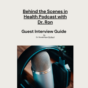 Get Podcast Guest Interview Guide by Dr. Ronald Ikpe on Selar