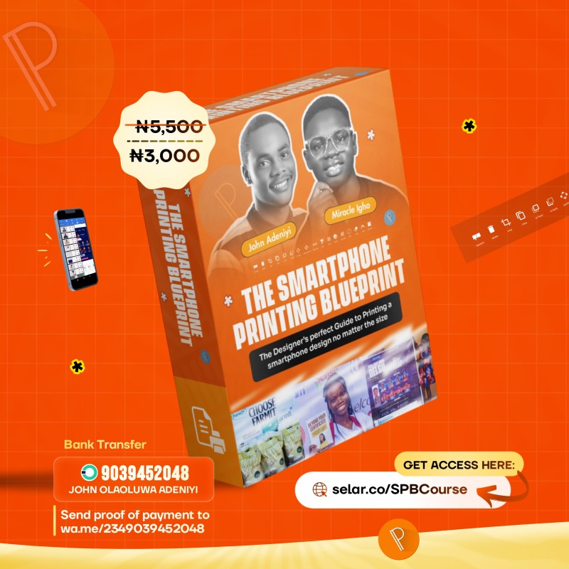Buy SMARTPHONE PRINTING BLUEPRINT by MIRACLE IGHO OGHENEROH on Selar