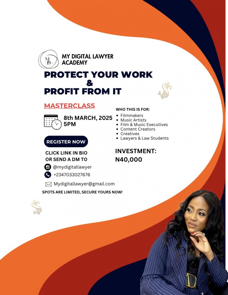 Buy Protect Your Work & Profit From It Masterclass by Omotayo Alemeru ...