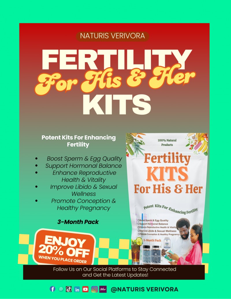 Buy FERTILITY KITS FOR HIS & HER by TEFAT EMPIRES on Selar