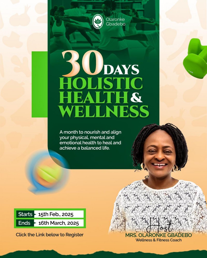 Buy 30 Days Holistic Health & Wellness Program by Olaronke Gbadebo on Selar