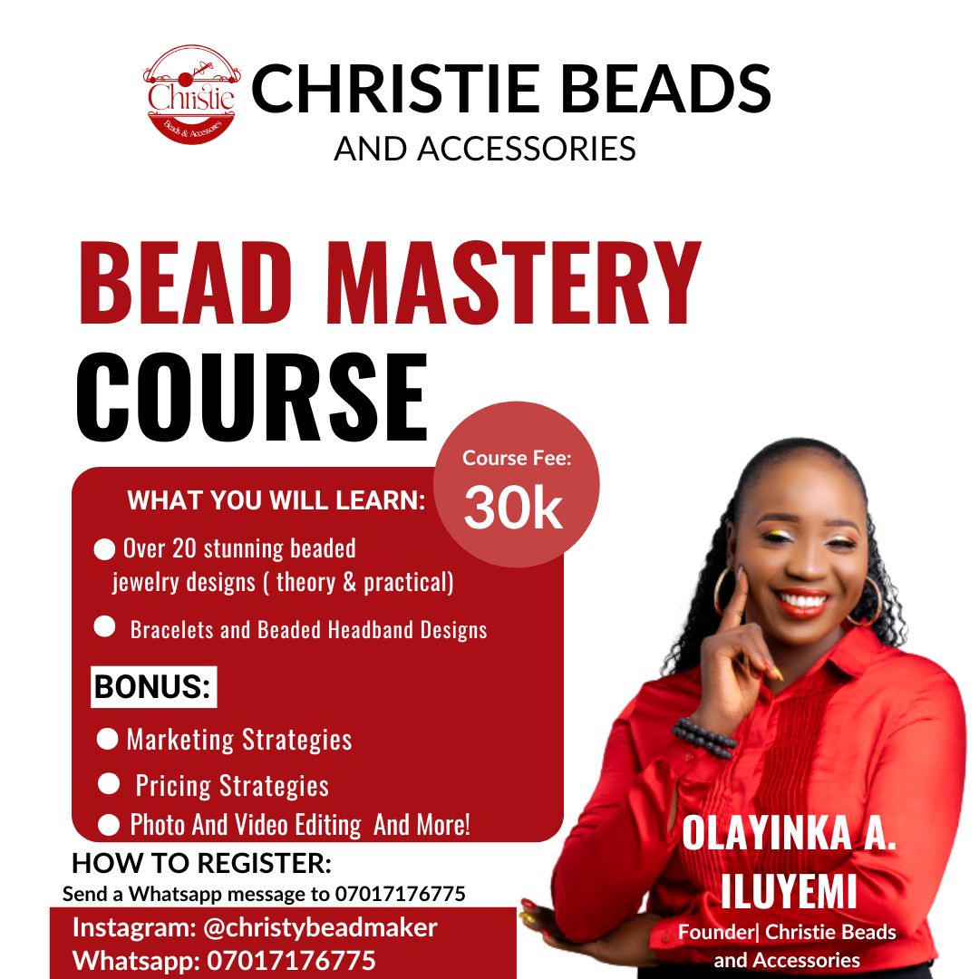 Buy BEAD MASTERY COURSE: LEARN BEADED JEWELRY MAKING by Olayinka ...