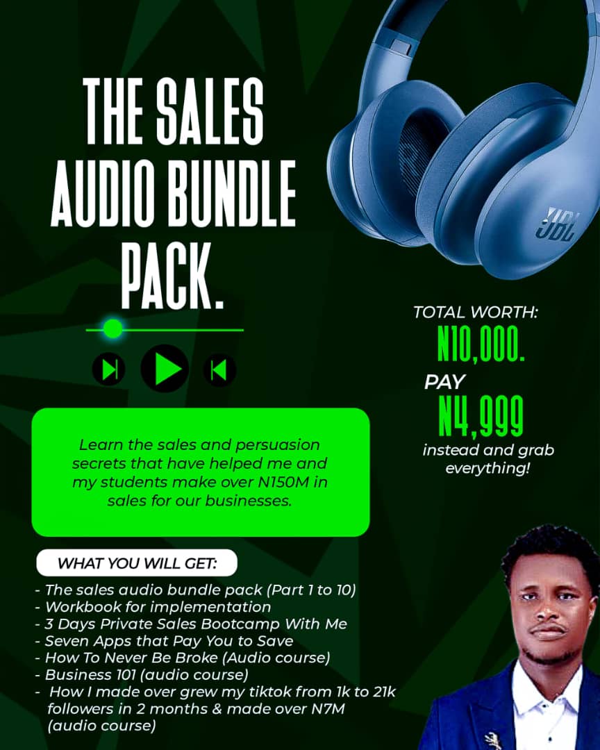 Buy SALES PACK by Oruka Otuene on Selar