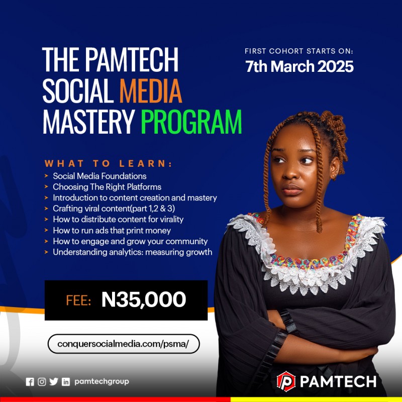 Buy Pamtech Social Media Academy by Pamtech Media on Selar