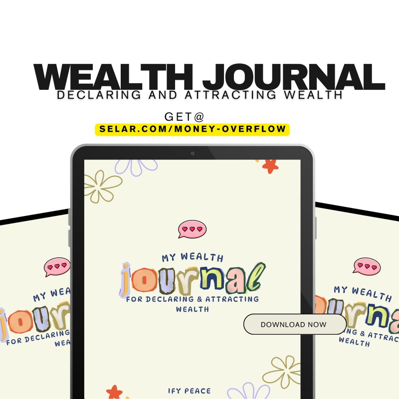 Get OVERFLOW ONLY - A Journal for Declaring and Attracting Wealth" by Peace Digital Enterprise ...