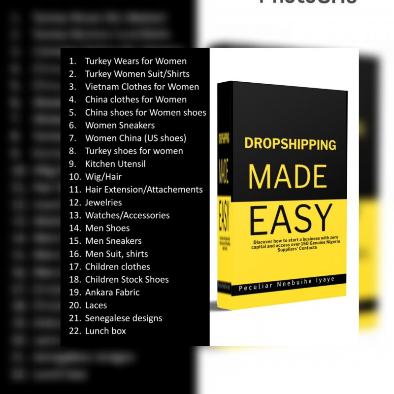 Buy DROPSHIPPING MADE EASY EBOOK by Business Clinik on Selar