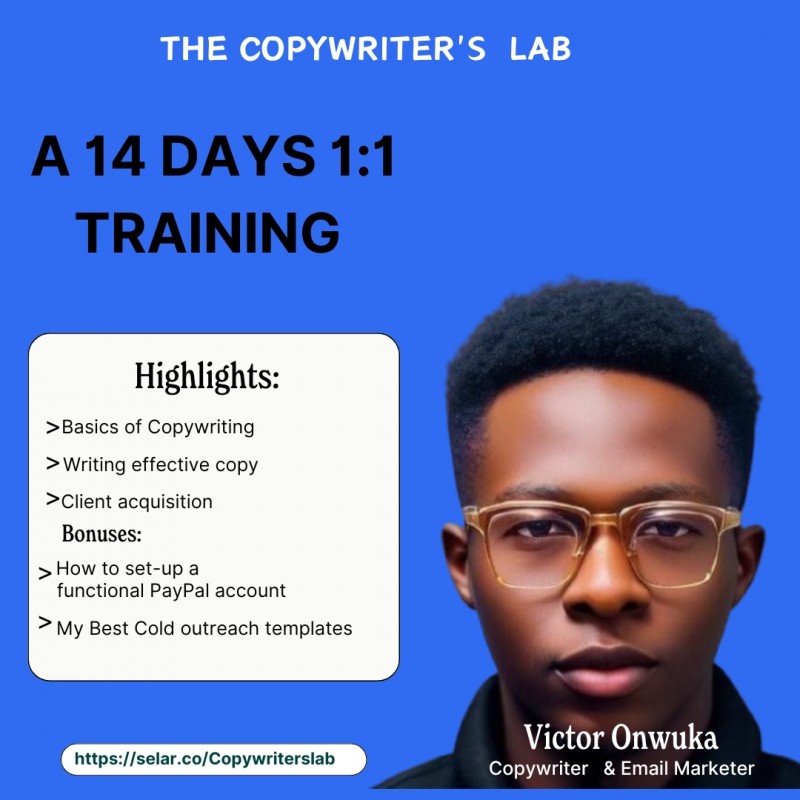 Buy Copywriter's Lab by Onwuka Victor on Selar
