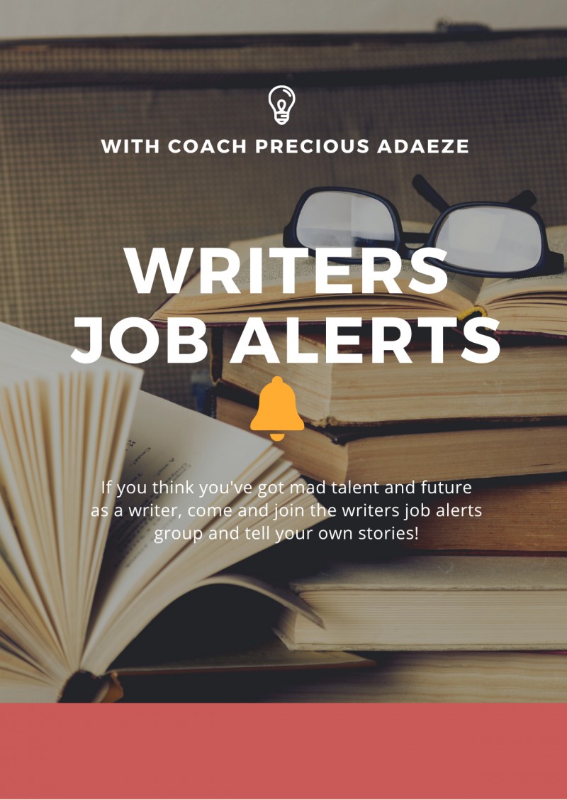 Buy WRITERS JOB ALERTS 🔔 by Precious Adaeze on Selar