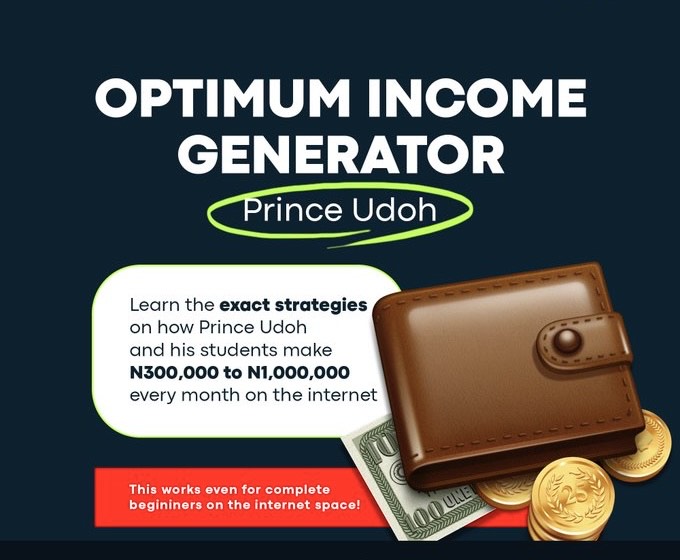Buy Optimum Income Generator by Prince Udoh on Selar