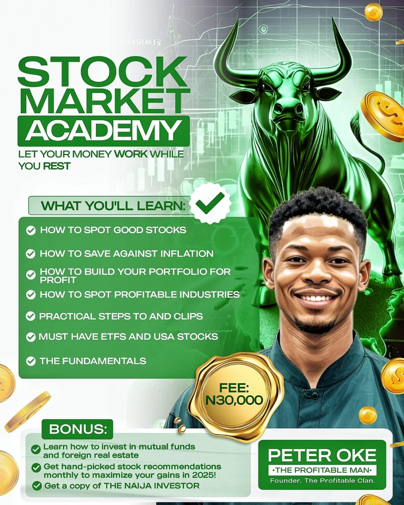 Buy Stock Market Academy Course( Practical) by Oke Peter on Selar