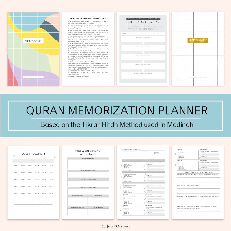 Buy Hifz Planner | Quran memorization & revision Scheduler | Free ...