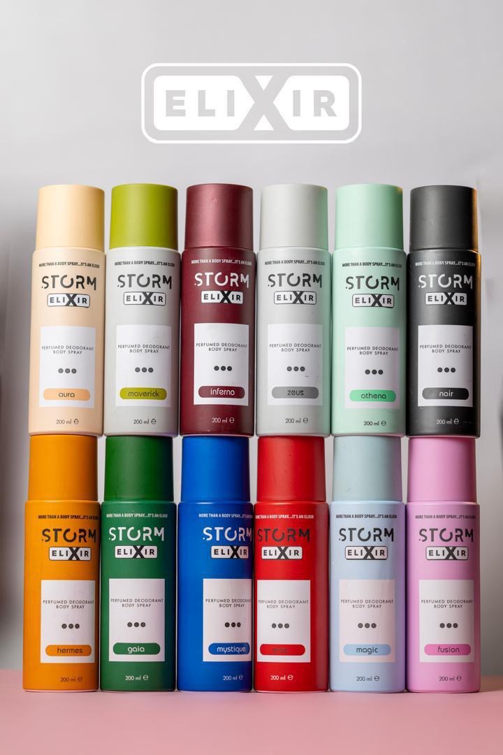 Buy ELIXIR STORM Body Spray 200ml by Radiant Aura and Sparkle on Selar