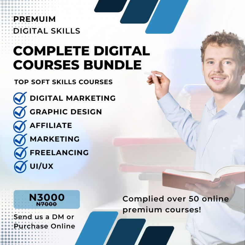 Buy COMPLETE DIGITAL COURSES BUNDLE by Diggitech hub on Selar
