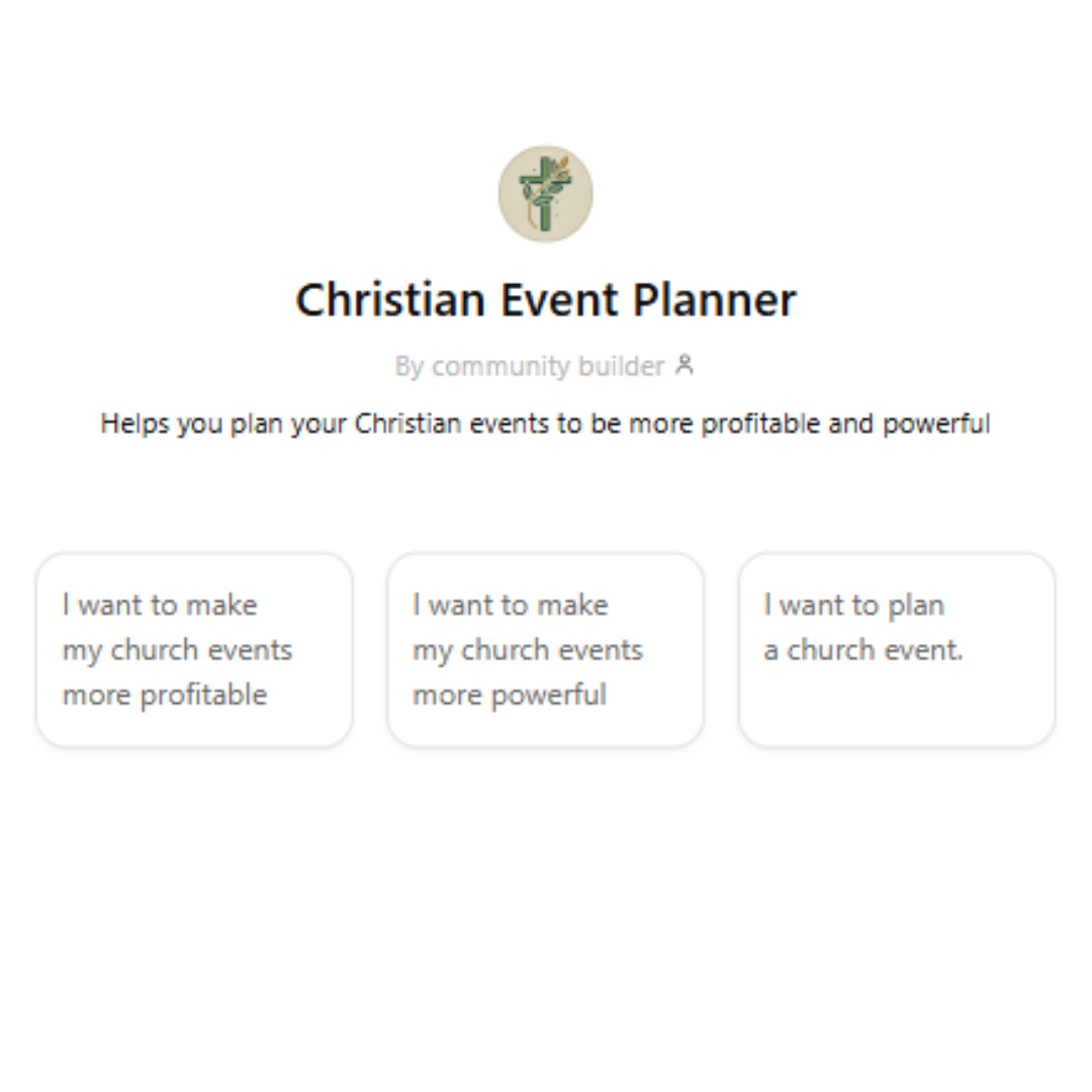 Buy Christian Event Planner by RexieD on Selar