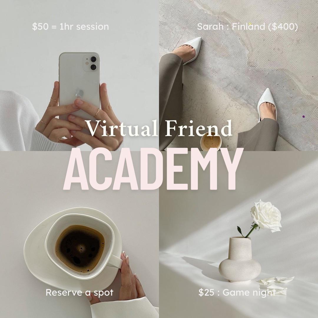Buy Virtual Friend Academy 🦋 by Ruve Academy on Selar