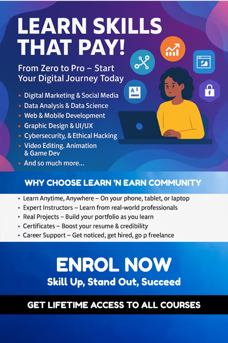 Buy Learn 'N EARN COMMUNITY by Ezeh Innocent Obinna on Selar