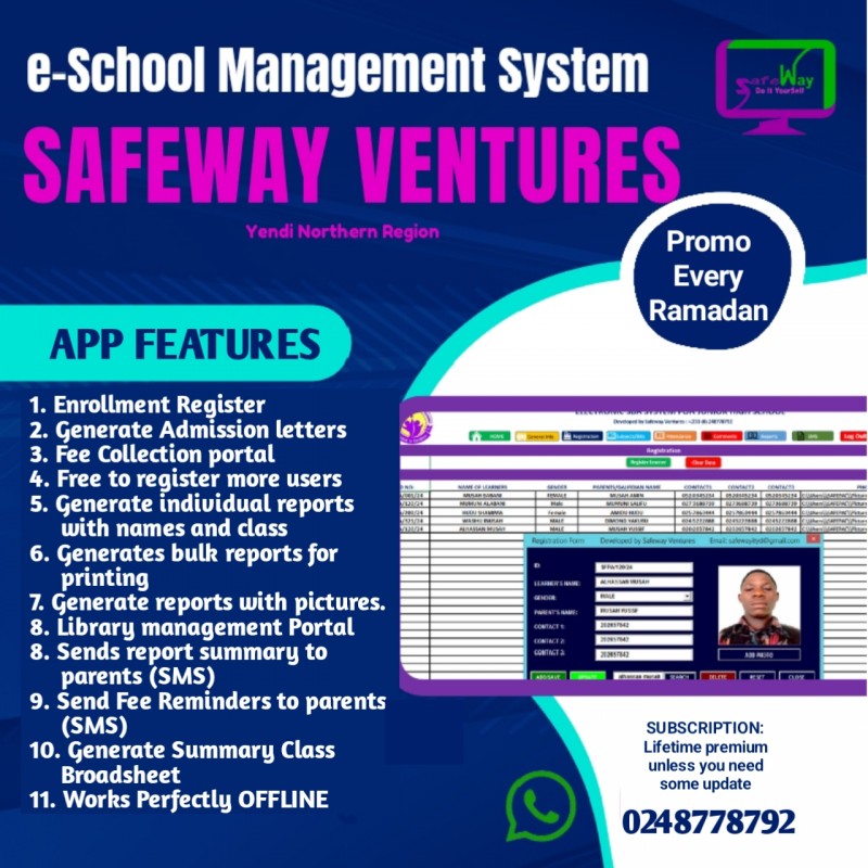 Buy eSMS For Basic Schools by Sulemana Abdul-Mubarik on Selar