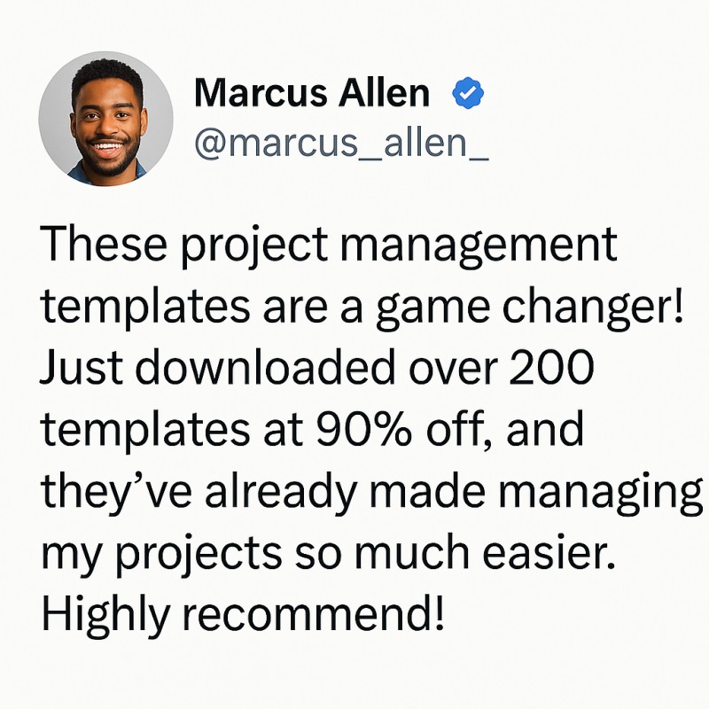 Buy Ultimate 200+ Project Management Templates. by Moshood on Selar