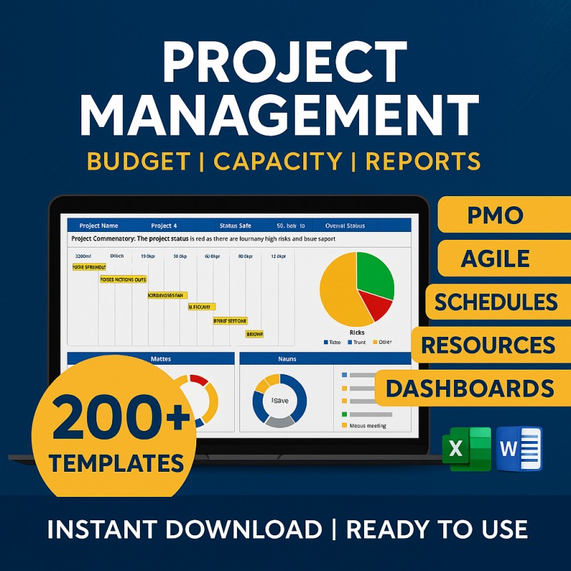 Buy Ultimate 200+ Project Management Templates. by Moshood on Selar