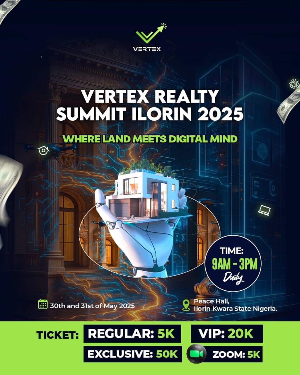 Buy VERTEX REALTY SUMMIT ILORIN 2025 (2-Day Pass) by Owonikoko shaafi ...