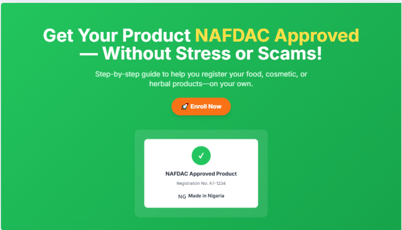 Buy DIY NAFDAC REGISTRATION WITHOUT PAYING ANY AGENT. by Morenike ...