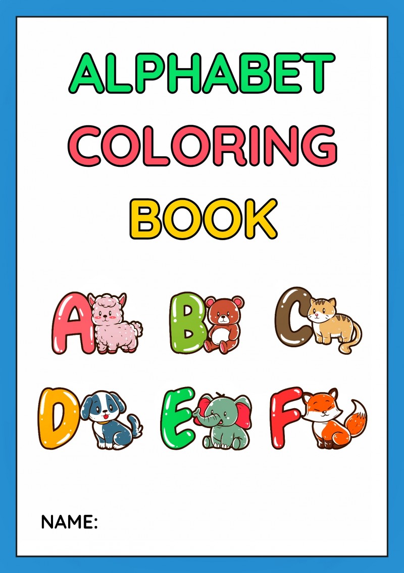 Buy Alphabet Coloring Book by Sing & Shade Printables on Selar