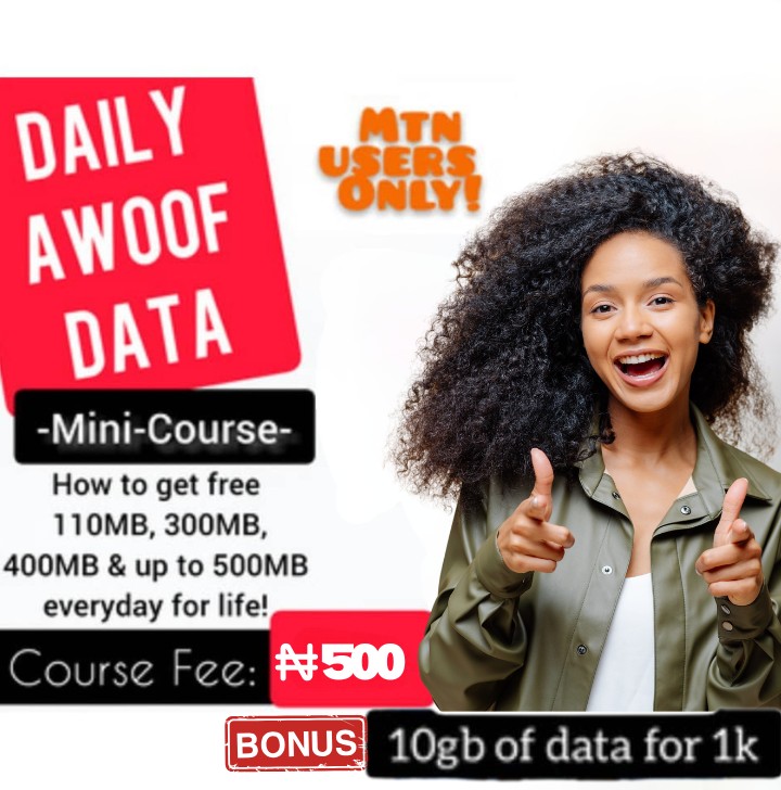 Buy Lifetime AWOOF Data by Skytop Digital Academy 3 on Selar