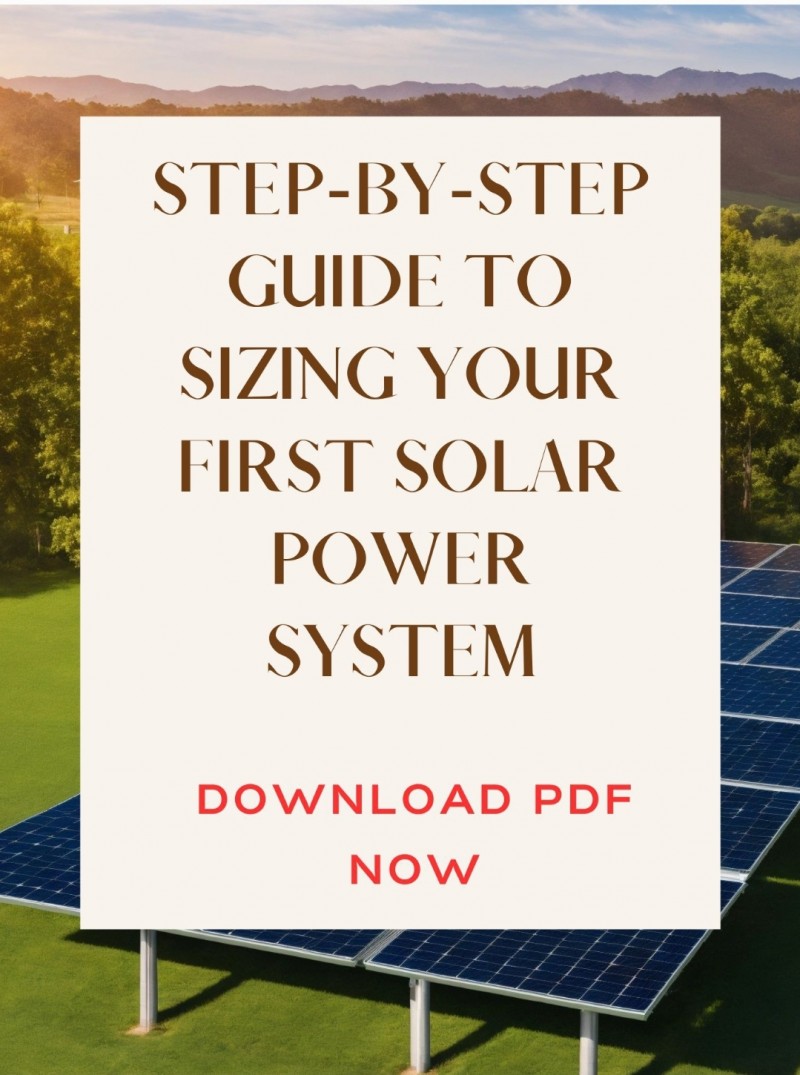 Buy Step-by-step Guide to Sizing Your First Solar Power System by ...