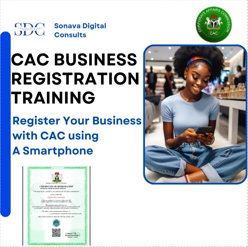 Buy CAC BUSINESS REGISTRATION TRAINING USING A SMARTPHONE by Stacy ...