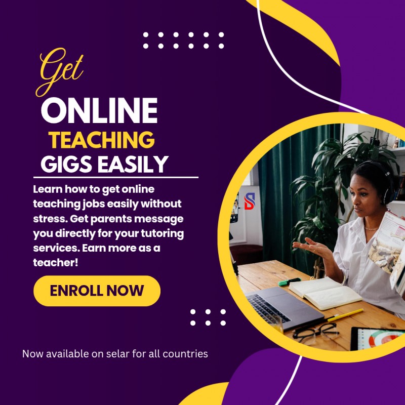 Buy HOW TO GET ONLINE TEACHING JOBS by Sunrise Digital Academy on Selar