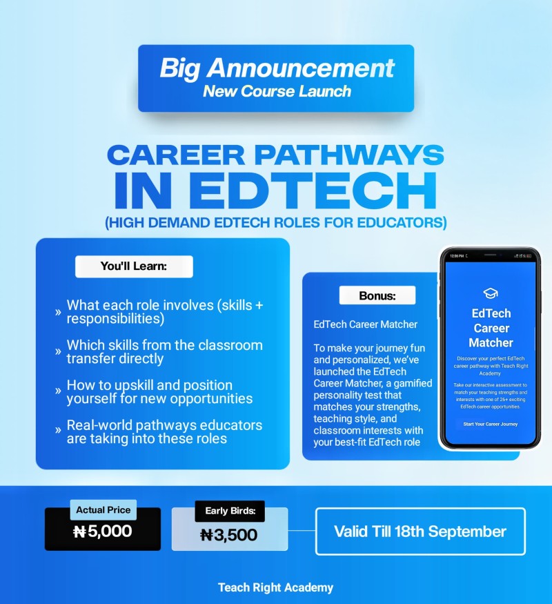 Get ONLINE TEACHING PATHWAYS FOR EDUCATORS by Teach Right Academy on Selar