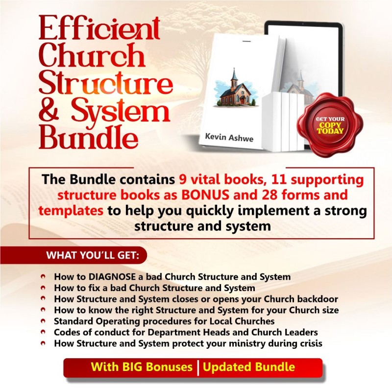 Buy Efficient Church Structure and System Bundle by Kevin Ashwe on Selar