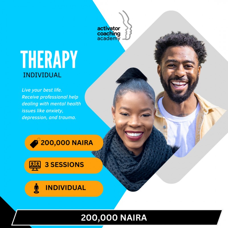 Buy Therapy (Life Coaching) Package by Lauretta Ogbum on Selar