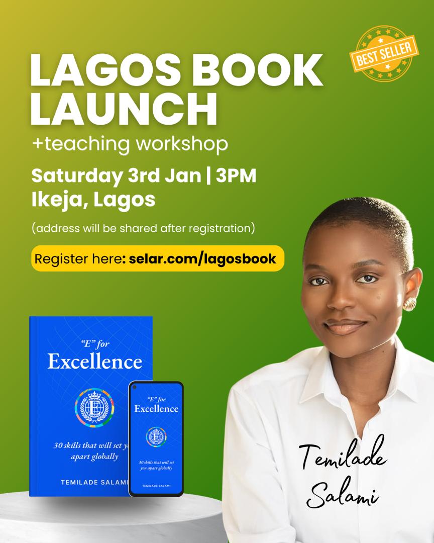 Buy LAGOS BOOK LAUNCH by THEGLOBALTEMI on Selar