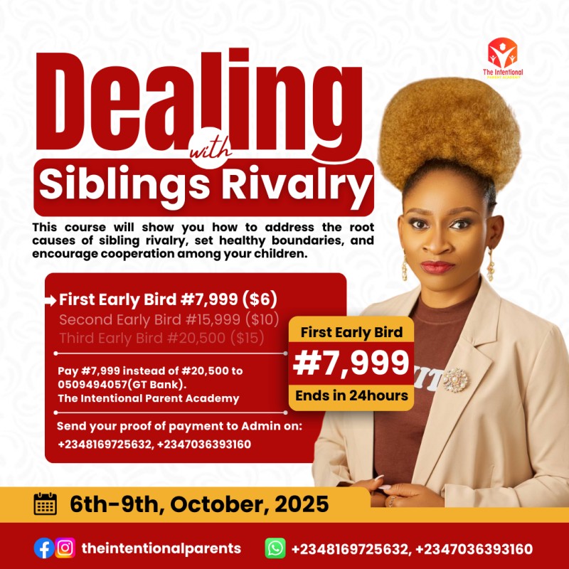 Buy Dealing with Sibling Rivalry by The Intentional Parent Academy on Selar