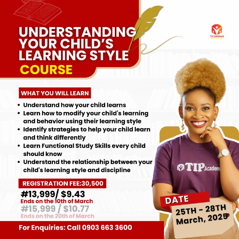 Buy Learning Style Course 2025 by The Intentional Parent Academy on Selar