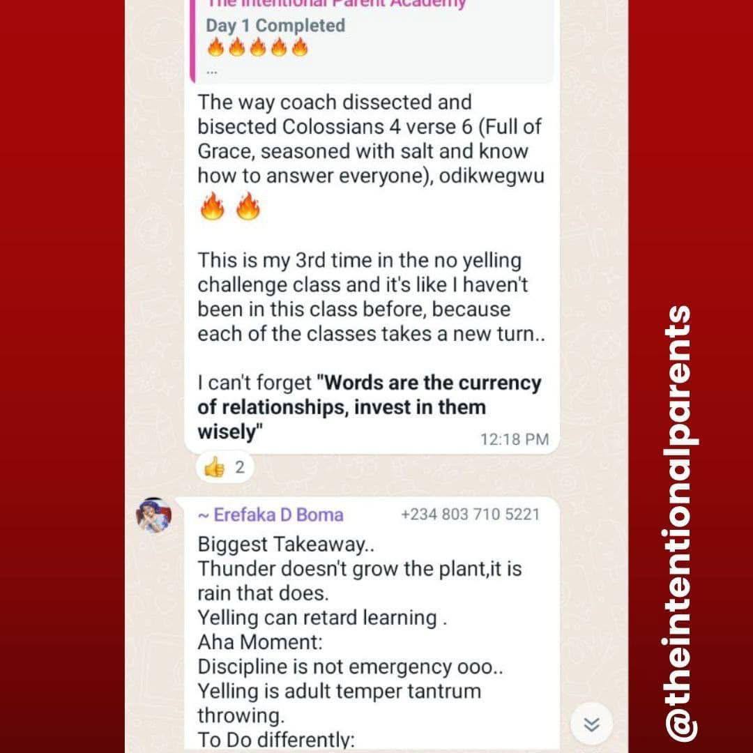 Buy No Yelling Challenge by The Intentional Parent Academy on Selar