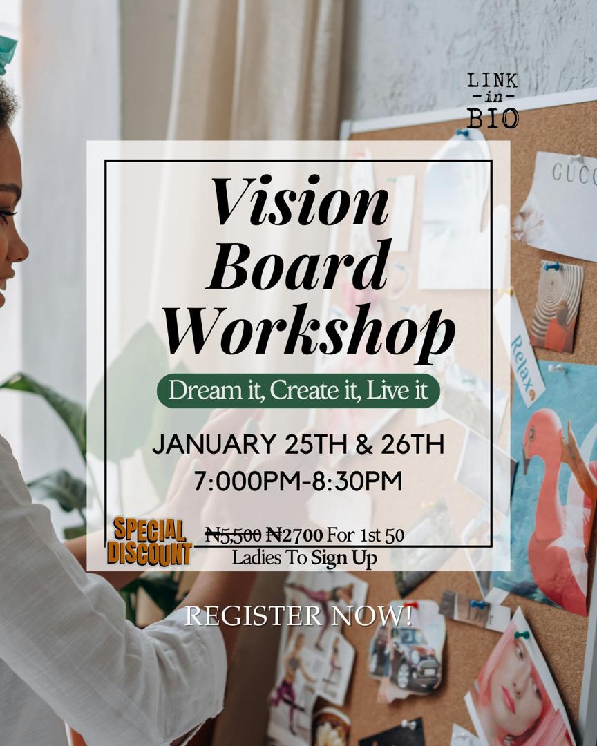 Buy Vision Board WorkShop by Chinwe nwa on Selar