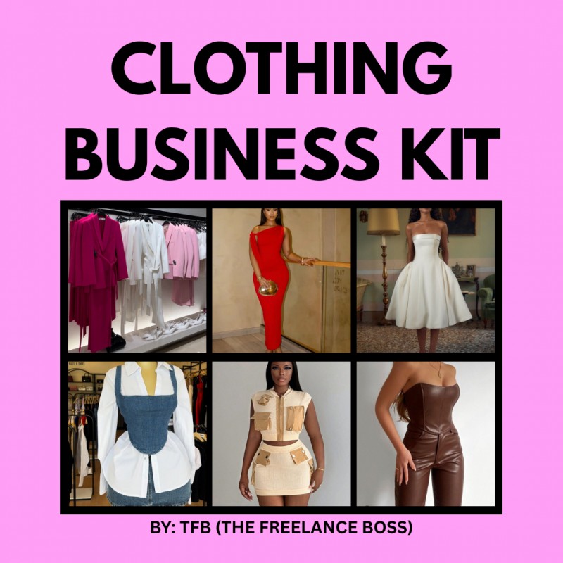 Buy CLOTHING BUSINESS KIT by The Freelance Boss on Selar