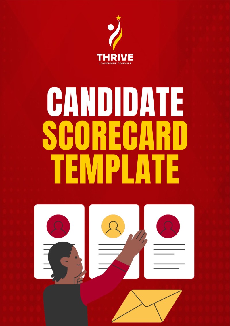 Buy CANDIDATE SCORECARD TEMPLATE by Thrive Leadership Consult on Selar
