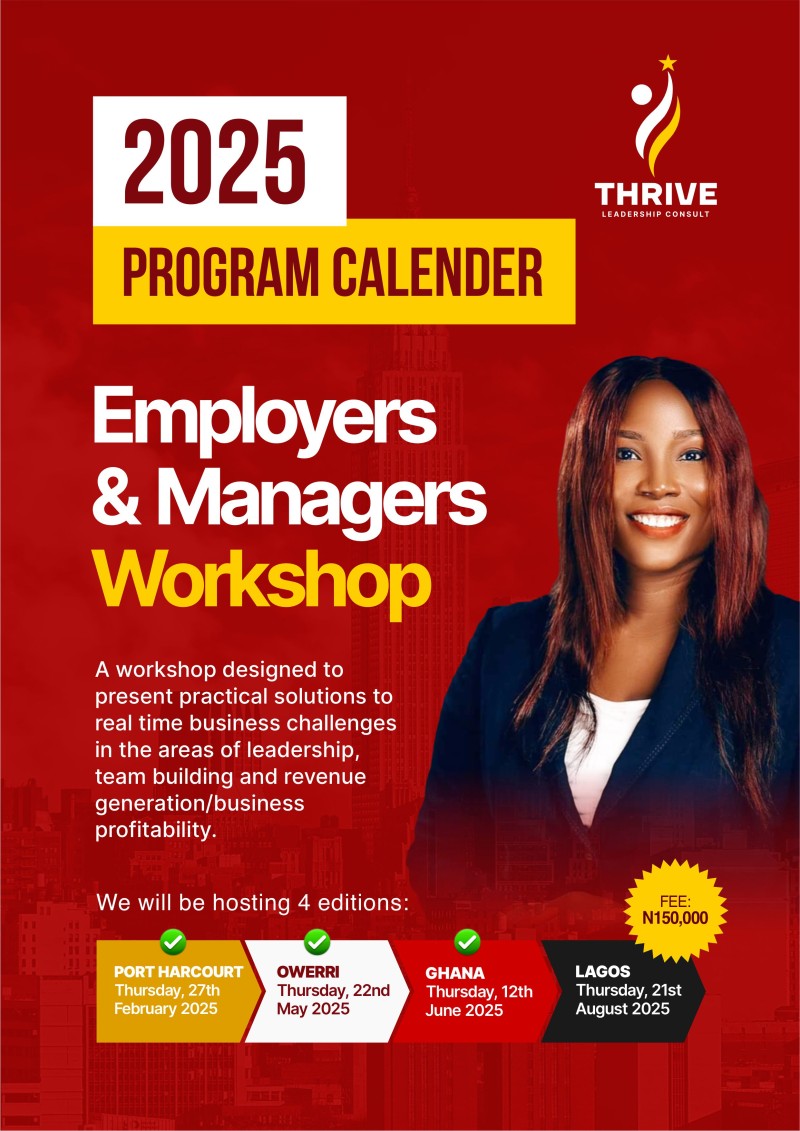 Buy EMPLOYERS AND HR WORKSHOP 2025 by Thrive Leadership Consult on Selar
