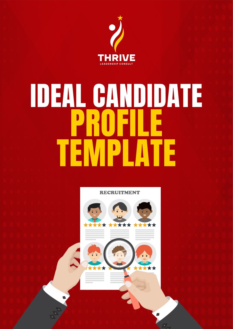 Buy IDEAL CANDIDATE PROFILE TEMPLATE by Thrive Leadership Consult on Selar