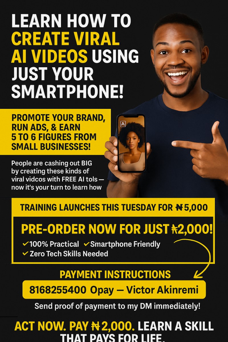 Buy 🧠 TRANSFORM YOUR PHONE INTO A MONEY-MAKING VIDEO MACHINE! by Victor Akinremi on Selar