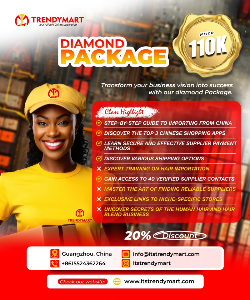 Buy Diamond Package by ITSTRENDYMART on Selar
