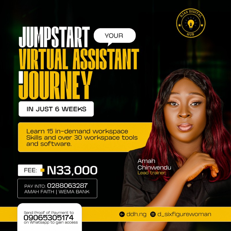 Buy Djas Virtual Assistant Academy by Djas Digital Hub on Selar