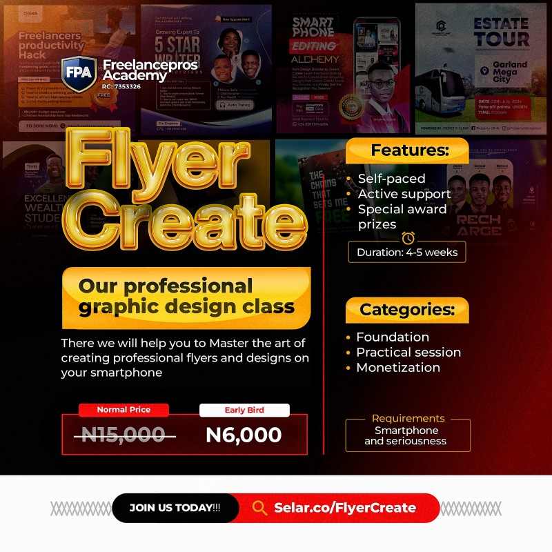 Buy Flyer Create Masterclass; Self-paced graphic design program from ...