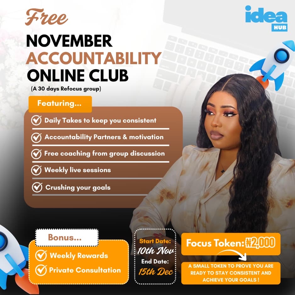 Buy The Accountability Club by Raph-Ekweoba Vivien Chioma on Selar